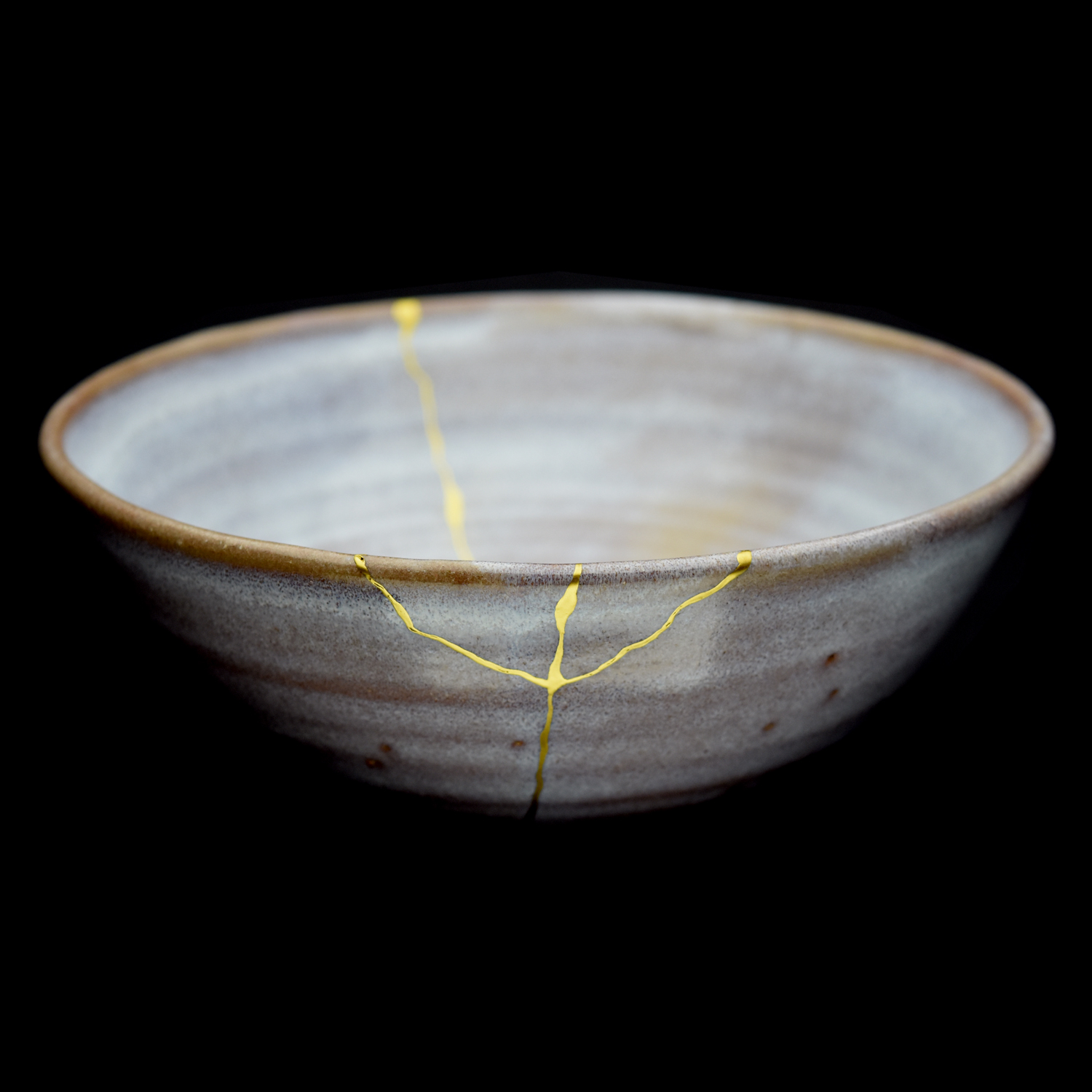 Kintsugi heart in bloom for sale - Pure Gold